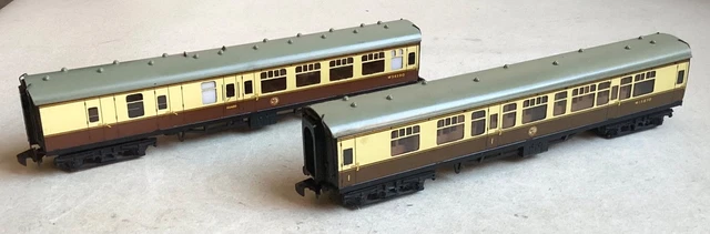 HORNBY DUBLO - 4050/4051 - BR Chocolate/Cream Mk1 COMPOSITE 1st & BRAKE ...
