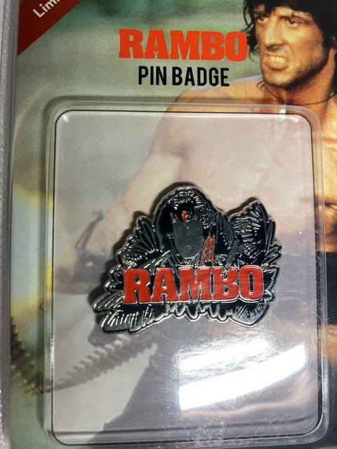 RAMBO LIMITED Edition Pin Badge Fanattik £8.00 - PicClick UK
