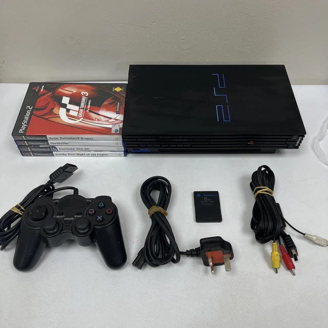 ORIGINAL PHAT FAT Sony Playstation 2 Ps2 Console & 4 Games Bundle £45. ...