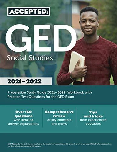 GED SOCIAL STUDIES Preparation Study Guide 2021-2022: Workbook with ...
