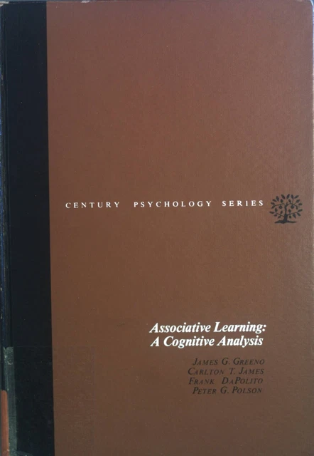 ASSOCIATIVE LEARNING: A Cognitive Analysis. The Century Psychology ...