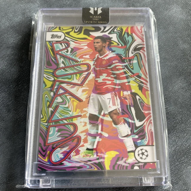 TOPPS PROJECT 22 Cristiano Ronaldo Manchester United UEFA Champions ...