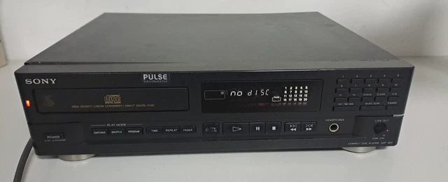 SONY CDP-M31 CD Player 1990er Jahre Schwarz Seriennummer 5001169 EUR 18,90 - PicClick DE