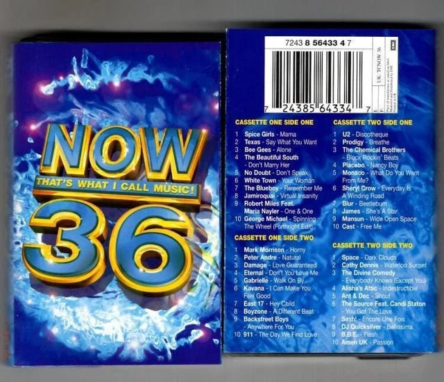 NOW THAT'S WHAT I Call Music! 36 : Various : Cassette tape £7.00 ...