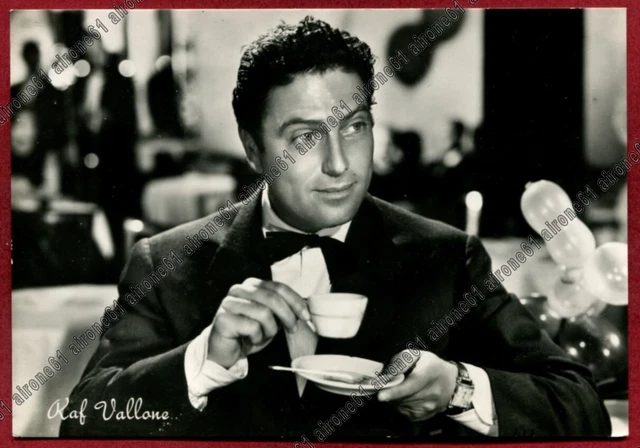 RAF WALLON 15 Tropea ACTOR CINEMA FOOTBALL SPORT MOVIE Postcard REAL PH ...