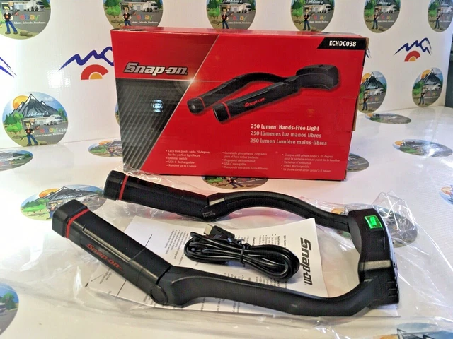 NEW SNAP ON 2021 Hands-Free Rechargeable Neck Light ECHDC038 (250 LUMEN ...