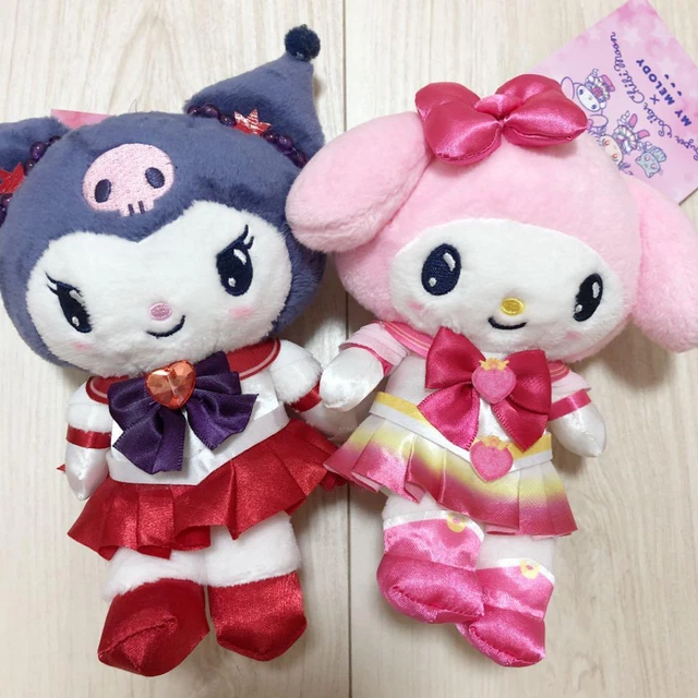 SAILOR MOON ETERNAL x Sanrio My Melody Kuromi Mascot Holder Plush Doll Set EUR 96,03 - PicClick IT