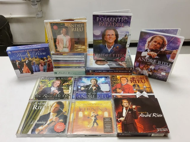 ANDRE RIEU CD & DVD Collection- Moonlight Serenade Happy Days Amore ...