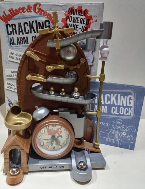 WALLACE & GROMIT Aardman Cracking Alarm Clock 2010, Complete In Great ...