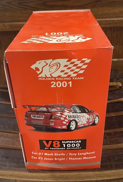 SIGNED HRT 2001 Bathurst Twin pack Skaife/longhurst winners and Bright ...