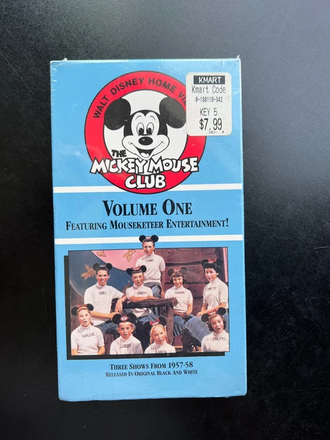 THE MICKEY MOUSE Club Volume One 1 Walt Disney Home Video VHS BRAND NEW ...