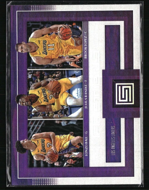 CARTE DE BASKETBALL Brook Lopez/Julius Randle/Lonzo Ball 2017 statut ...