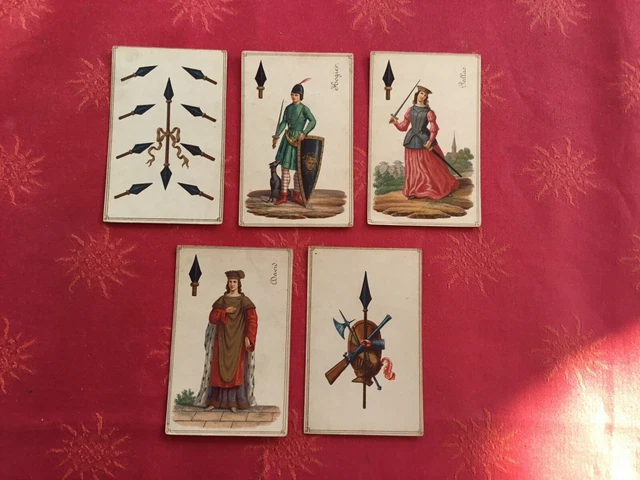 JEU DES « CARTES HISTORIQUES « de Mlle Hautot /PARIS EUR 850,00 ...