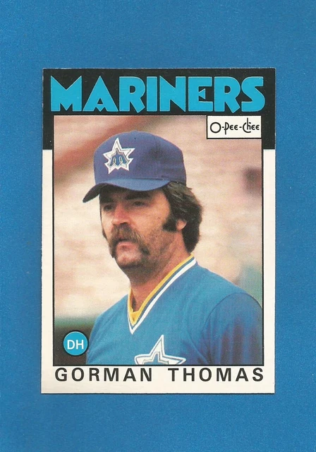 BASEBALL GORMAN THOMAS 1986 O-Pee-Chee OPC MLB #347 (COMME NEUF) (OC ...