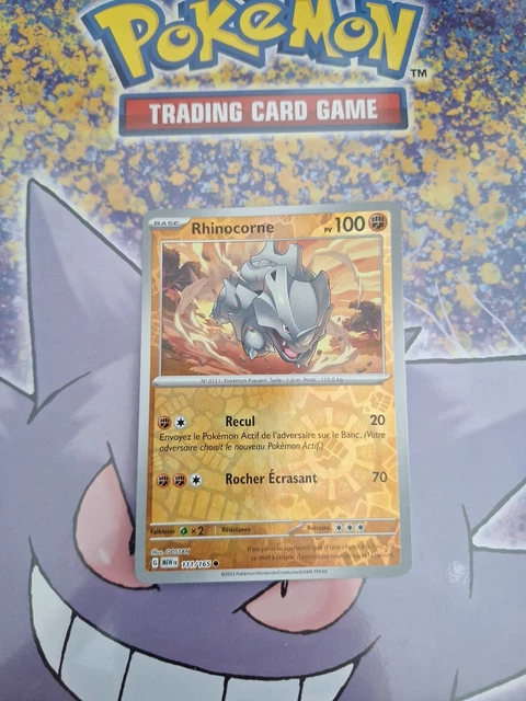 CARTE POKEMON 111/165 Rhinocorne Reverse Ev 3.5 151 Fr EUR 1,00 ...