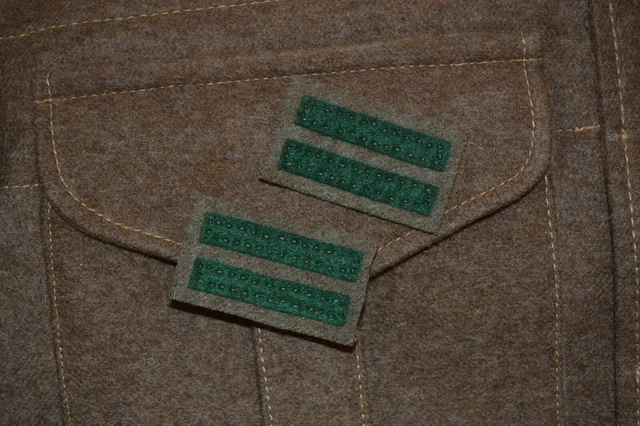 BRITISH ARMY REPRO ww2 rifle brigade seniority arm of service strips ...