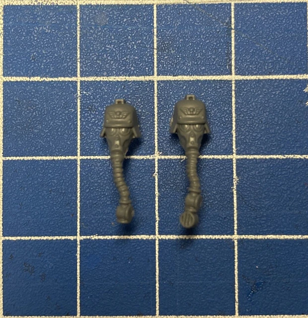 DEATH KORPS OF Krieg Helmet X2 Warhammer 40k 40,000 Bits Spares £4.99 ...