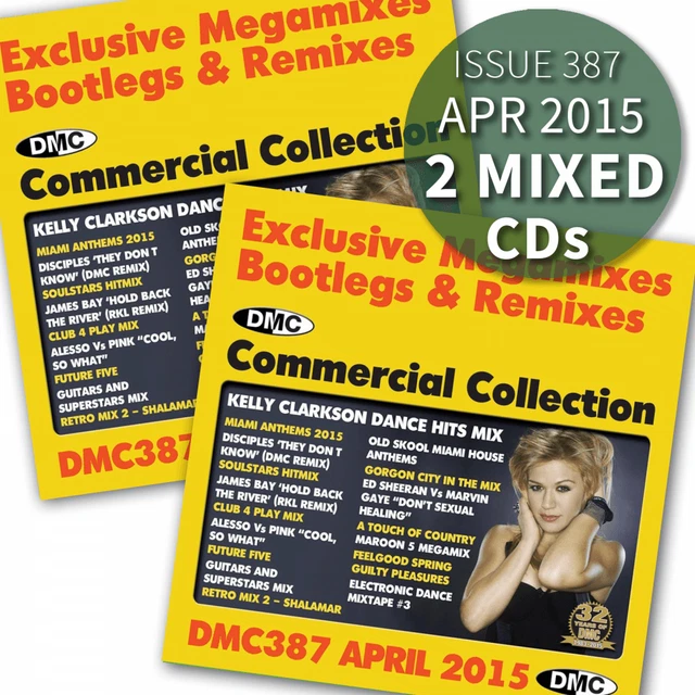 DMC COMMERCIAL COLLECTION 387 Continuous Mixes Two Trackers Remixes ...