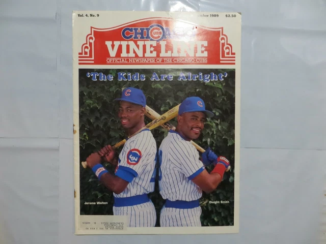 VINE LINE CHICAGO Cubs Magazine 1989 September Kids Alright Smith ...