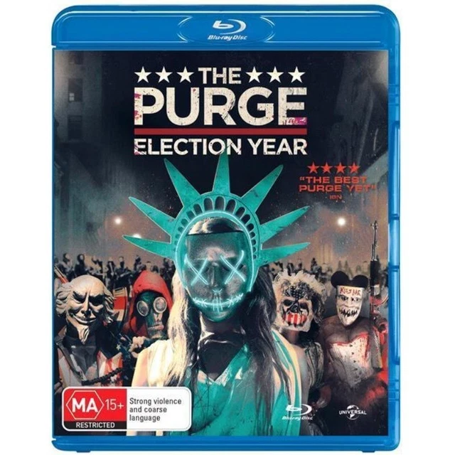 THE PURGE 3 - Election Year (Blu-ray, 2016) Region B (Frank Grillo) NEW ...