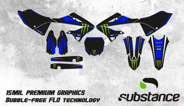 GRAPHICS KIT YAMAHA YZ125 YZ250 2022 2023 2024 YZ 125 250 DECALS ...