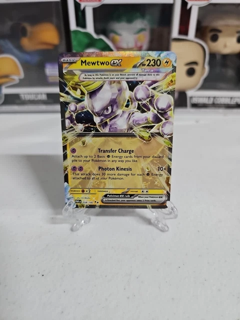 MEWTWO EX DOUBLE Rare 058/182 Paradox Rift Écarlate & Violet comme neuf ...