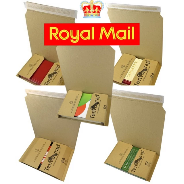ROYAL MAIL LARGE Letter & Small Parcel Boxes Any Qty Wrap Around ...