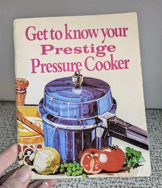 1970S VINTAGE GET To Know Your Prestige Pressure Cooker Manual & Recipe ...