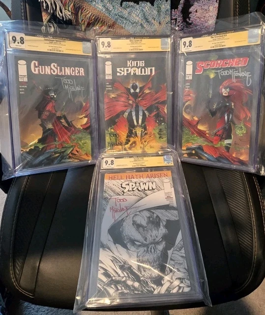 SPAWN SDCC 2025 Set Of 4 CGC 9.8 Signed By Todd McFarlane. Limited SOLD ...