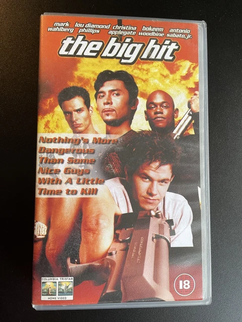 THE BIG HIT (VHS) 1998 Mark Wahlberg, Lou Diamond Phillips, Christina ...