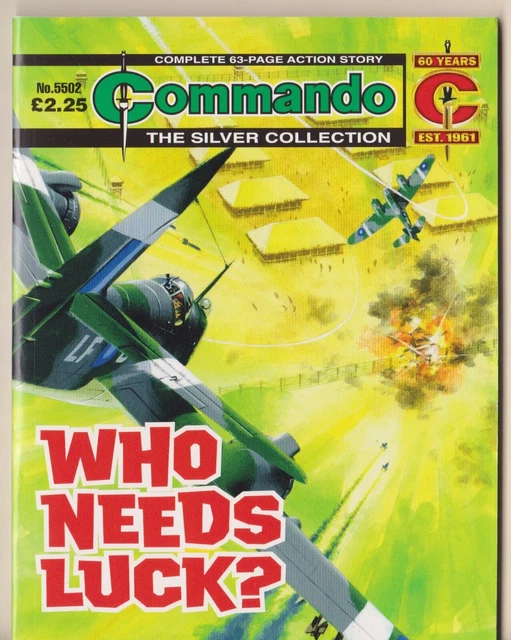 COMMANDO WAR COMIC #5502 Who Needs Luck? (vfn+ book - 2021) EUR 3,22 ...