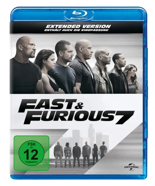 FAST & FURIOUS 7 Extended Version Blu-Ray Actionfilm Universal Pictures ...