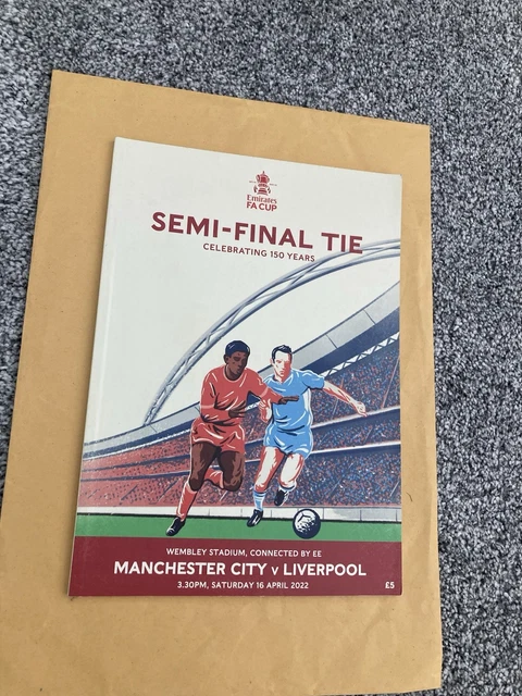 MAN CITY V Liverpool 2022 FA Cup Semi- Final Programme. £3.31 - PicClick UK