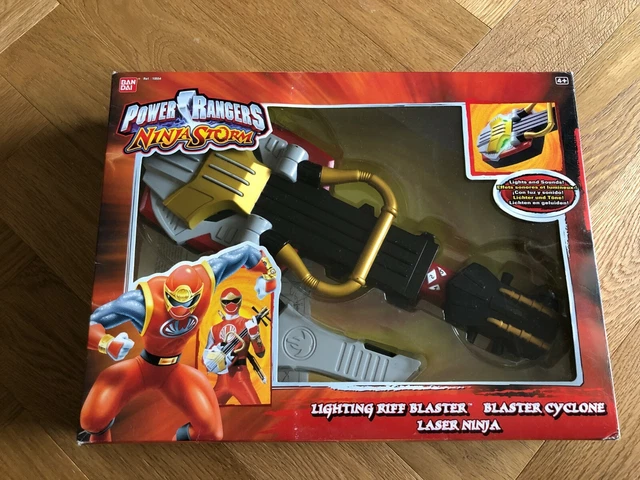 POWER RANGERS NINJA Storm Lightning Riff Blaster Cyclone Force RARE ...