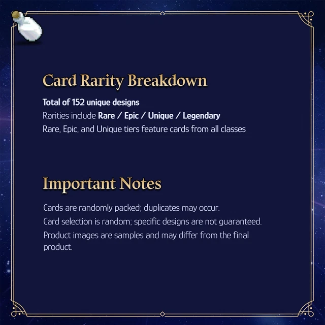 MAPLESTORY COLLECTION CARD BOX – 15 Packs / 152 Designs / Collectible ...