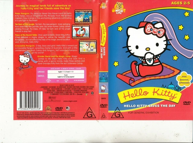 HELLO KITTY-HELLO KITTY Saves The Day-1987-[5 Episodes]-Animated HK-DVD ...