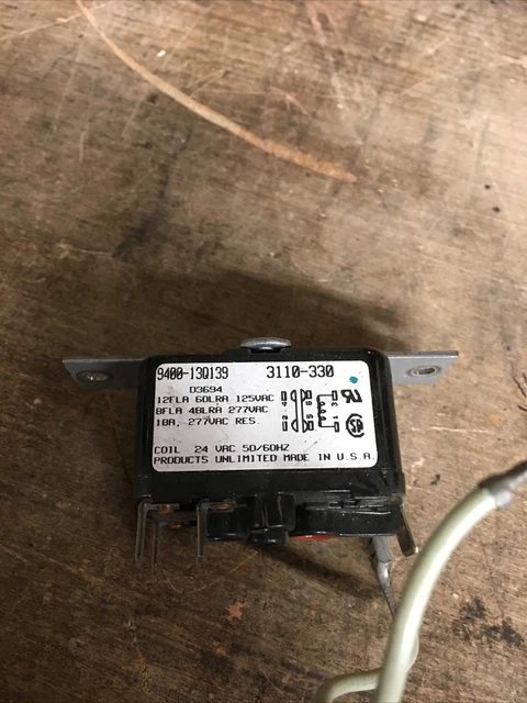 3110 3301 Relay ClimaTek Furnace Blower Relay - Replaces York/Coleman ...