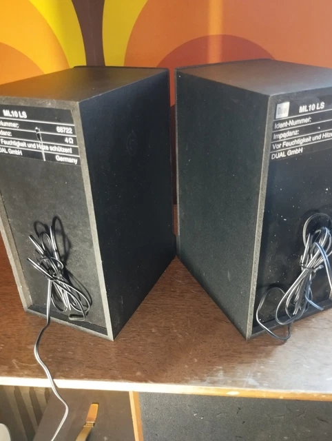 VINTAGE PAIR DUAL ML10LS bookshelf SPEAKERS £10.00 - PicClick UK