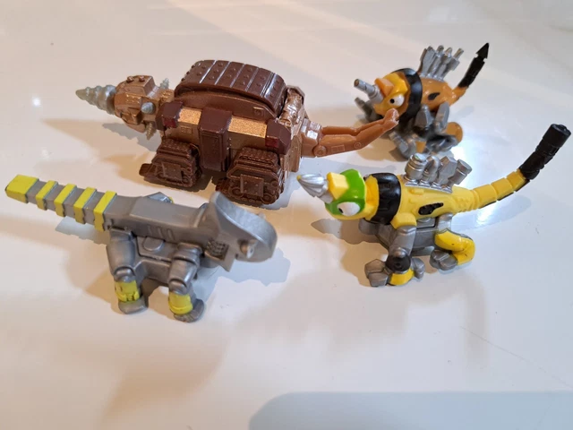 DINOTRUX REPTOOL ROLLERS DRILLASAUR REVVIT HOLLY CLICK CLACK Bundle ...