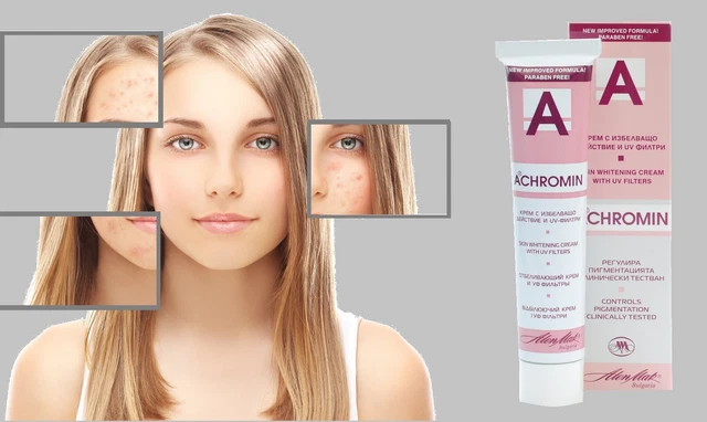 ACHROMIN® SKIN WHITENING Cream 45ml - pigmented spots & freckles £5.95 ...