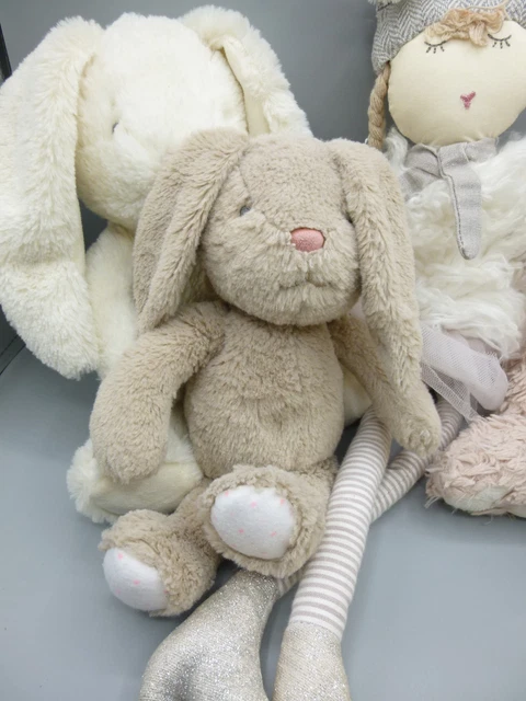 BUNDLE OF SOFT Plush Toys Bunny Doll Gisela Graham Willbery Mothercare ...