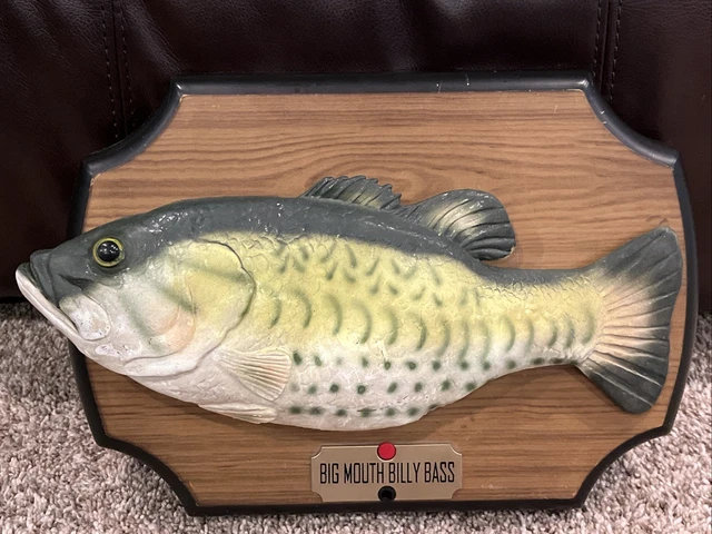 BIG MOUTH BILLY Bass original 1999 Gemmy Singing Fish The Sopranos ...