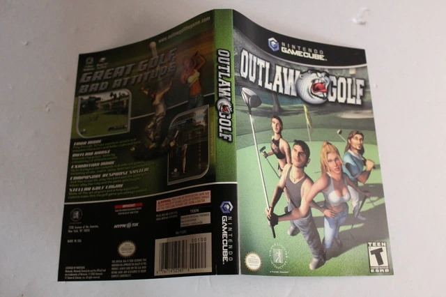 OUTLAW GOLF GAMECUBE replacement cover art insert only! original $5.66 ...
