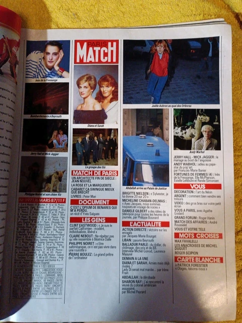 PARIS MATCH LE Match Des Princesses Diana Sarah EUR 5,00 - PicClick FR