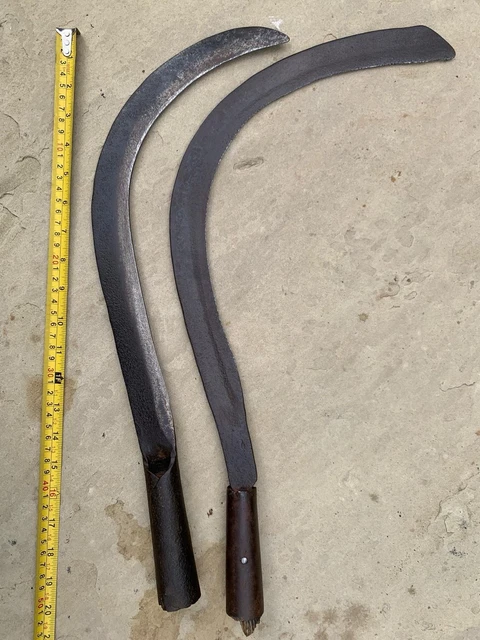2 VINTAGE SLASHER Sickle Hedge Laying Tools £19.44 - PicClick UK