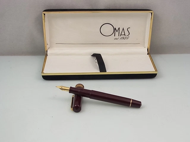 OMAS EXTRA PARAGON Füller Füllfederhalter Rot Bordeauxrot mit Etui EUR 980,00 - PicClick DE
