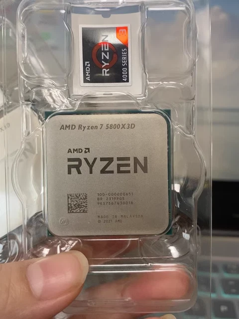 AMD RYZEN 7 5800X3D R7 5800X3D AM4 CPU Processor 3.4GHz 8Core 16Thr ...
