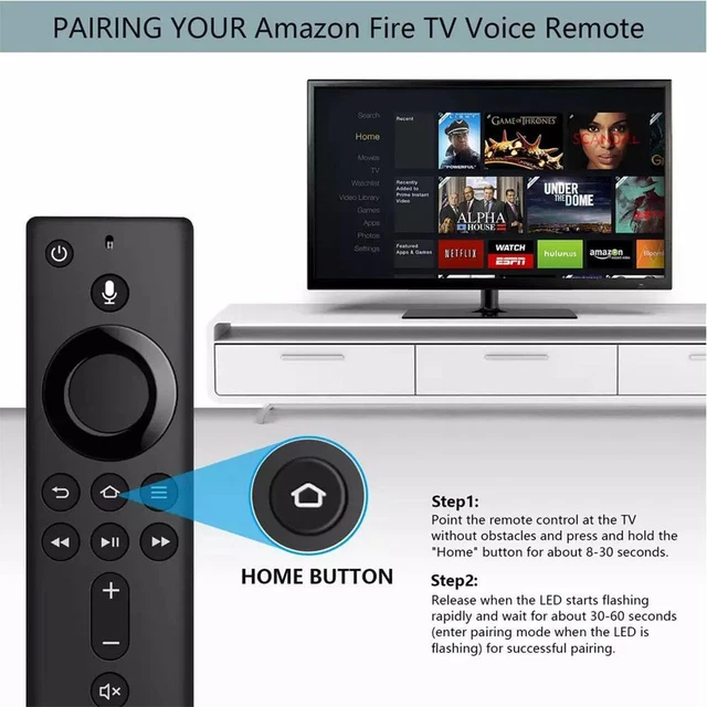 AMAZON FIRE STICK TV Remote Control Replacement L5B83H Voice Prime ...