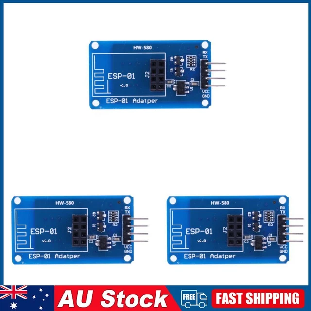 ESP8266 ESP-01 WIFI Wireless Adapter Module 3.3V 5V Breakout PCB Adapter $9.19 - PicClick AU