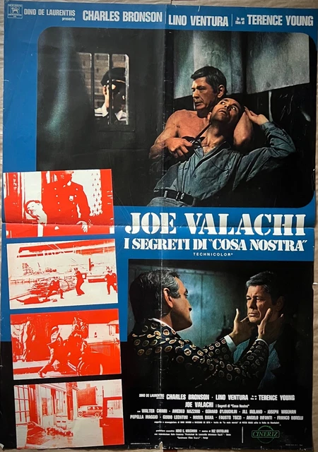 JOE VALACHI I SEGRETI DI COSA NOSTRA-Poster originale-Charles Bronson ...